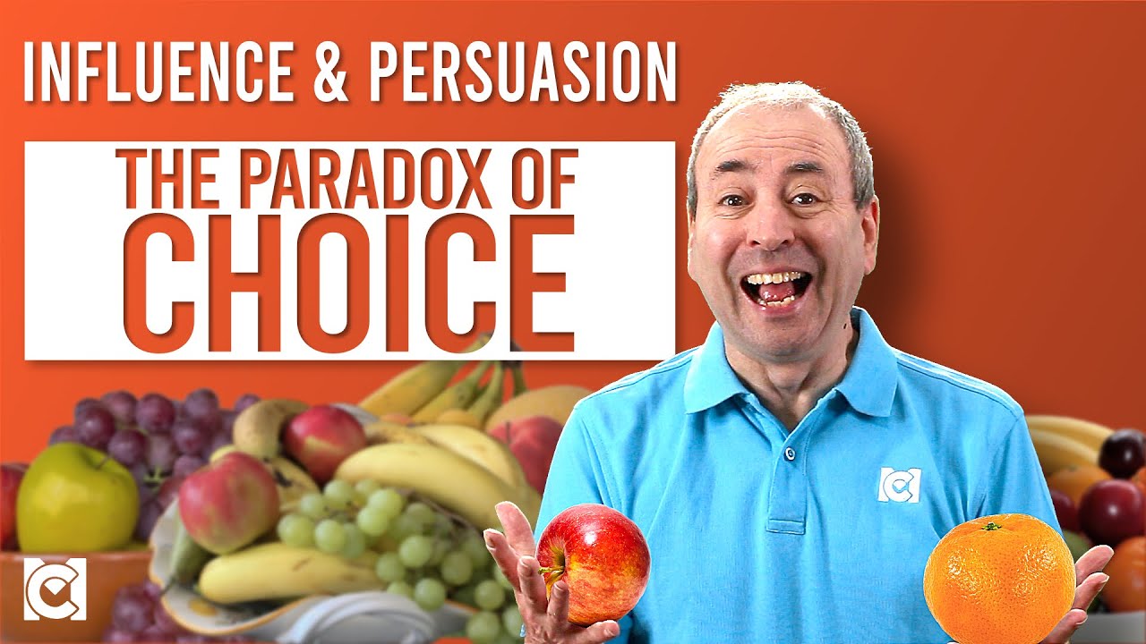 Paradox of Choice: Influencing through Selection - mgmtcourses.com